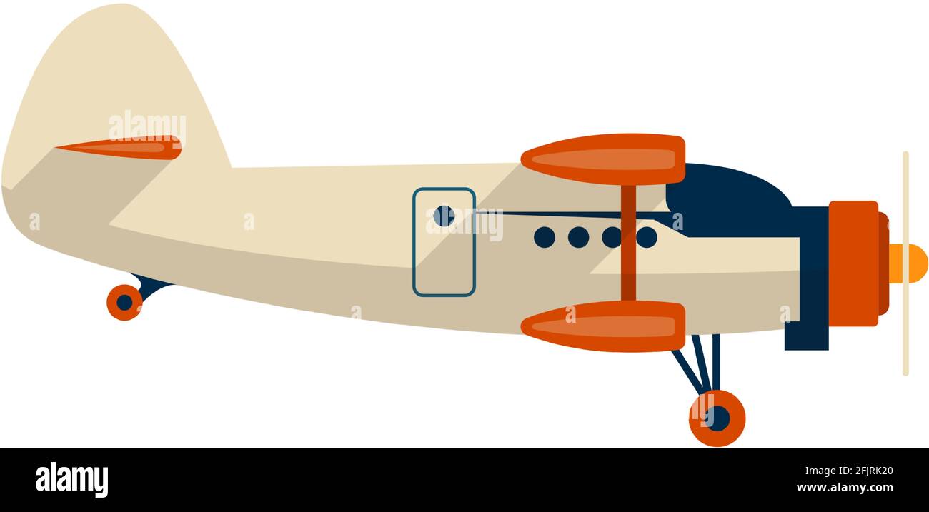 Small plane vector icon illustration isolated on white Stock Vector ...