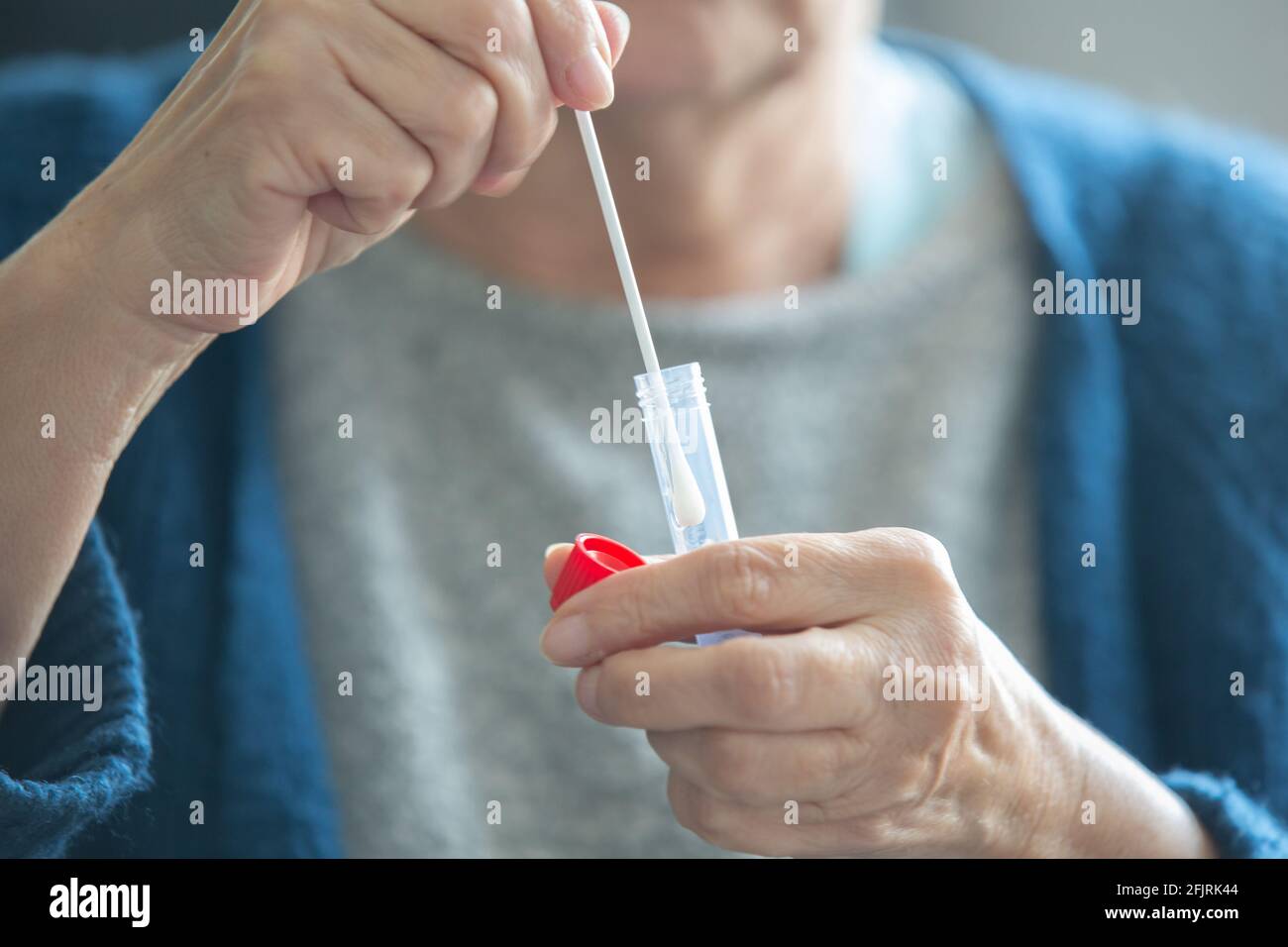 Swab test hi-res stock photography and images - Alamy