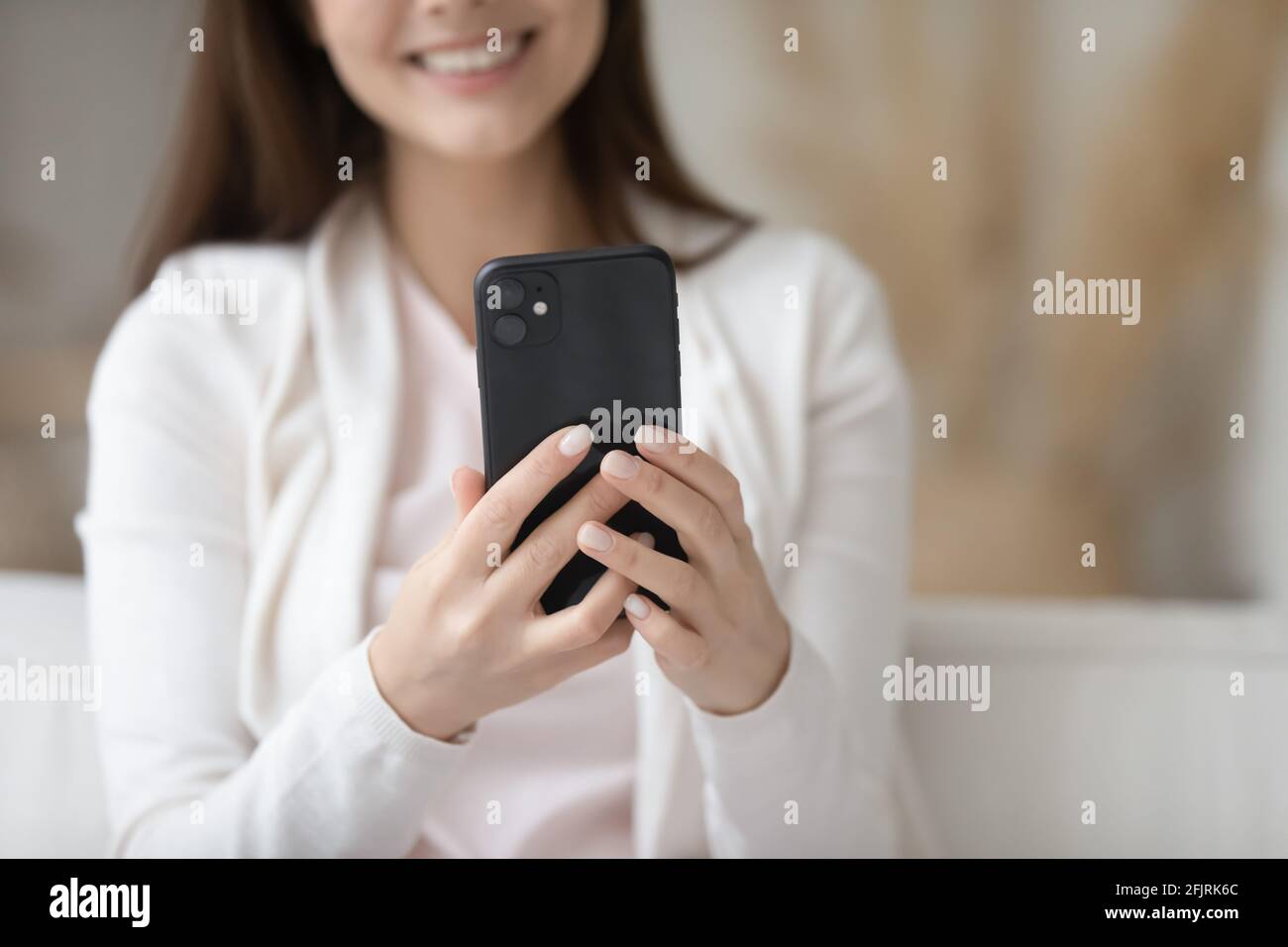 Happy Mobile Phone User