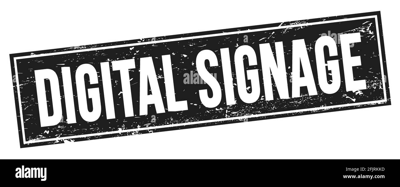 Digital signage stamp hi-res stock photography and images - Alamy