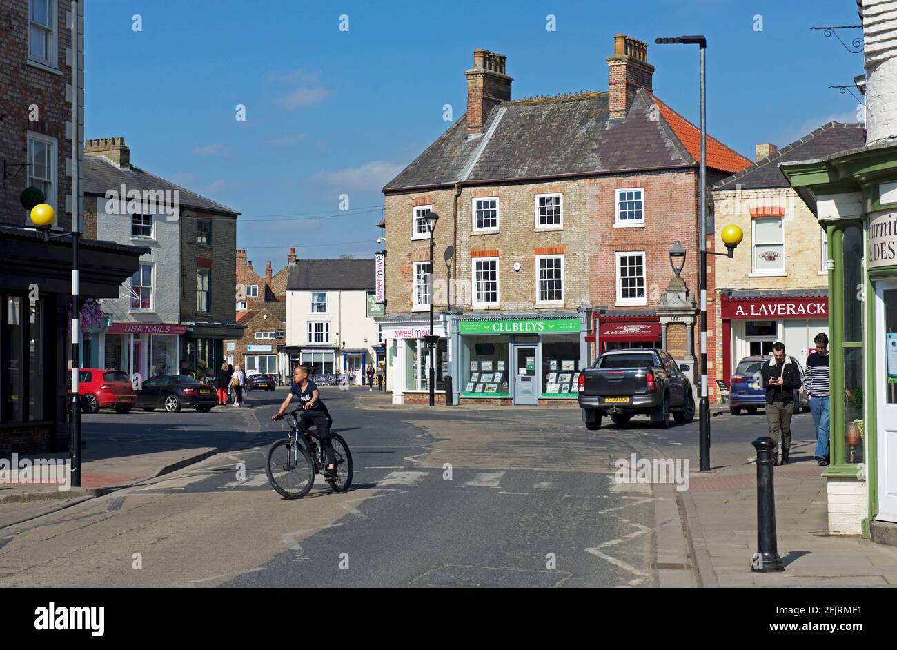 Street scene in Pocklington, East Yorkshire, England UK Stock Photo - Alamy