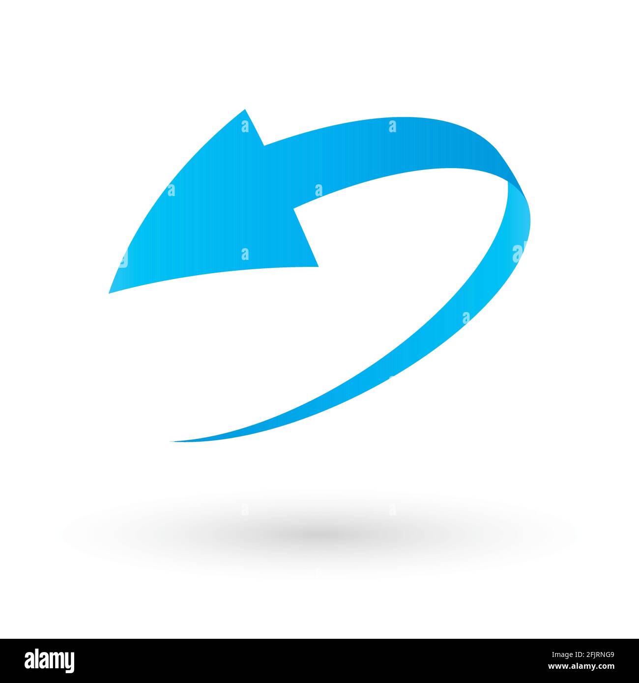 Simple loop circle arrow icon Stock Vector Image & Art - Alamy