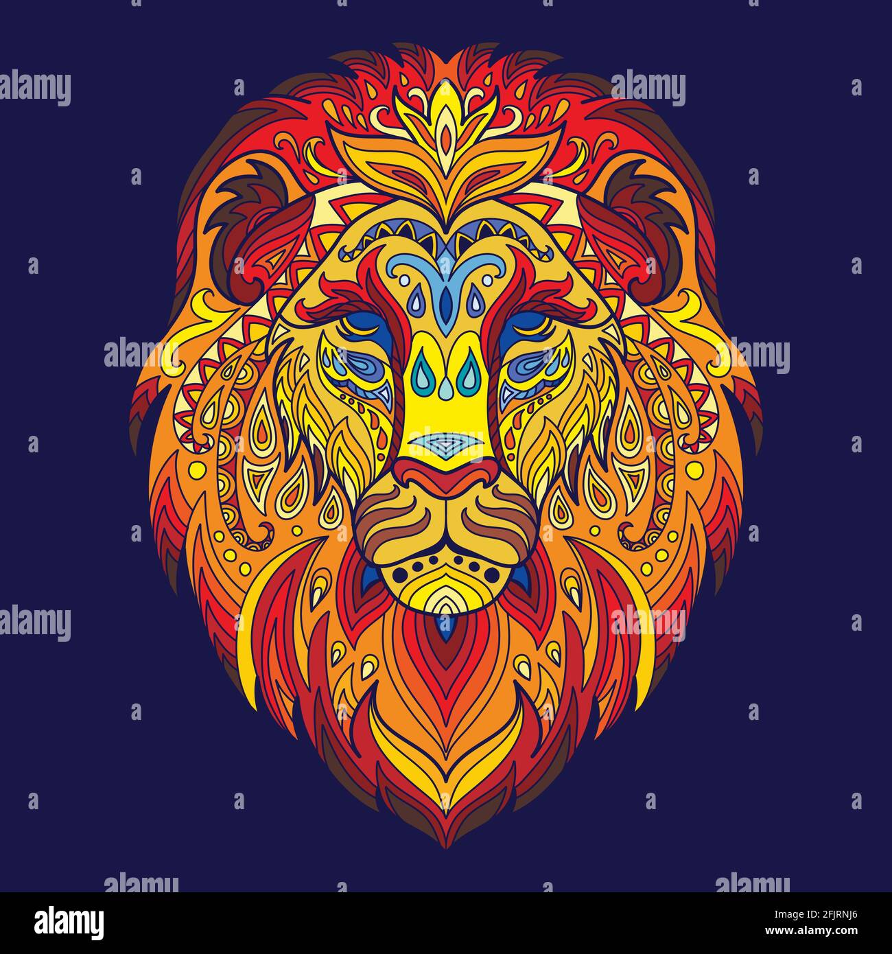Lion animal vector vectors hi-res stock photography and images - Alamy