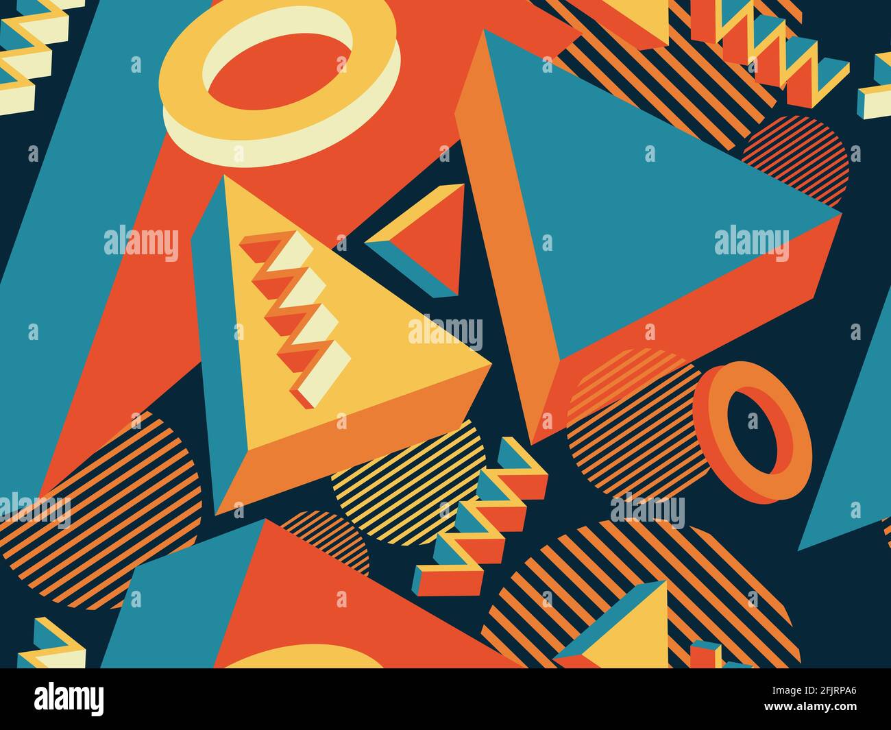 3d Geometric Shape Patterns