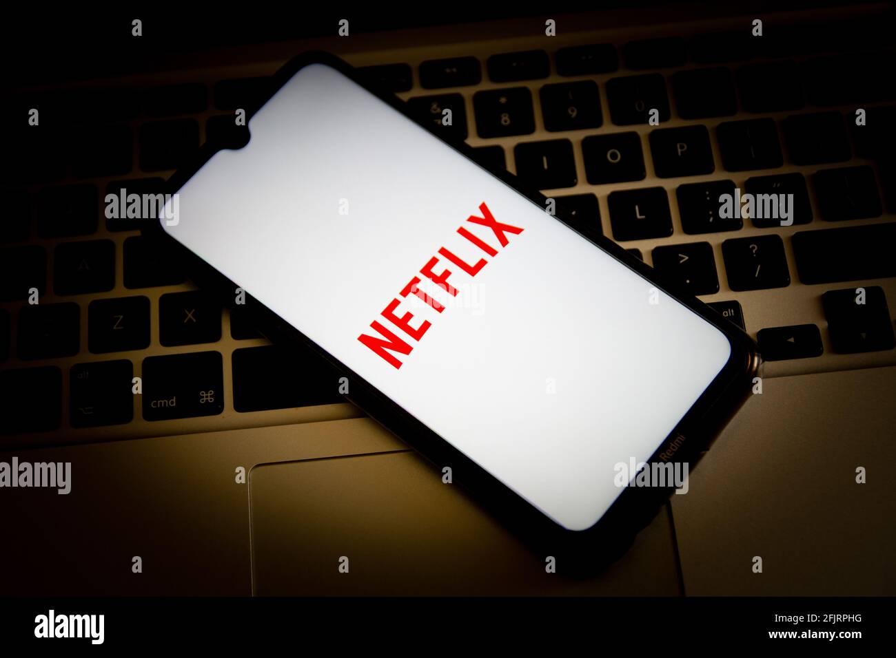 Photo illustration netflix logo hi-res stock photography and images - Alamy