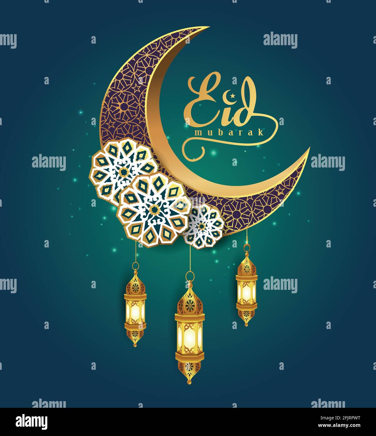 Crescent moon 2021 Stock Vector Images - Alamy