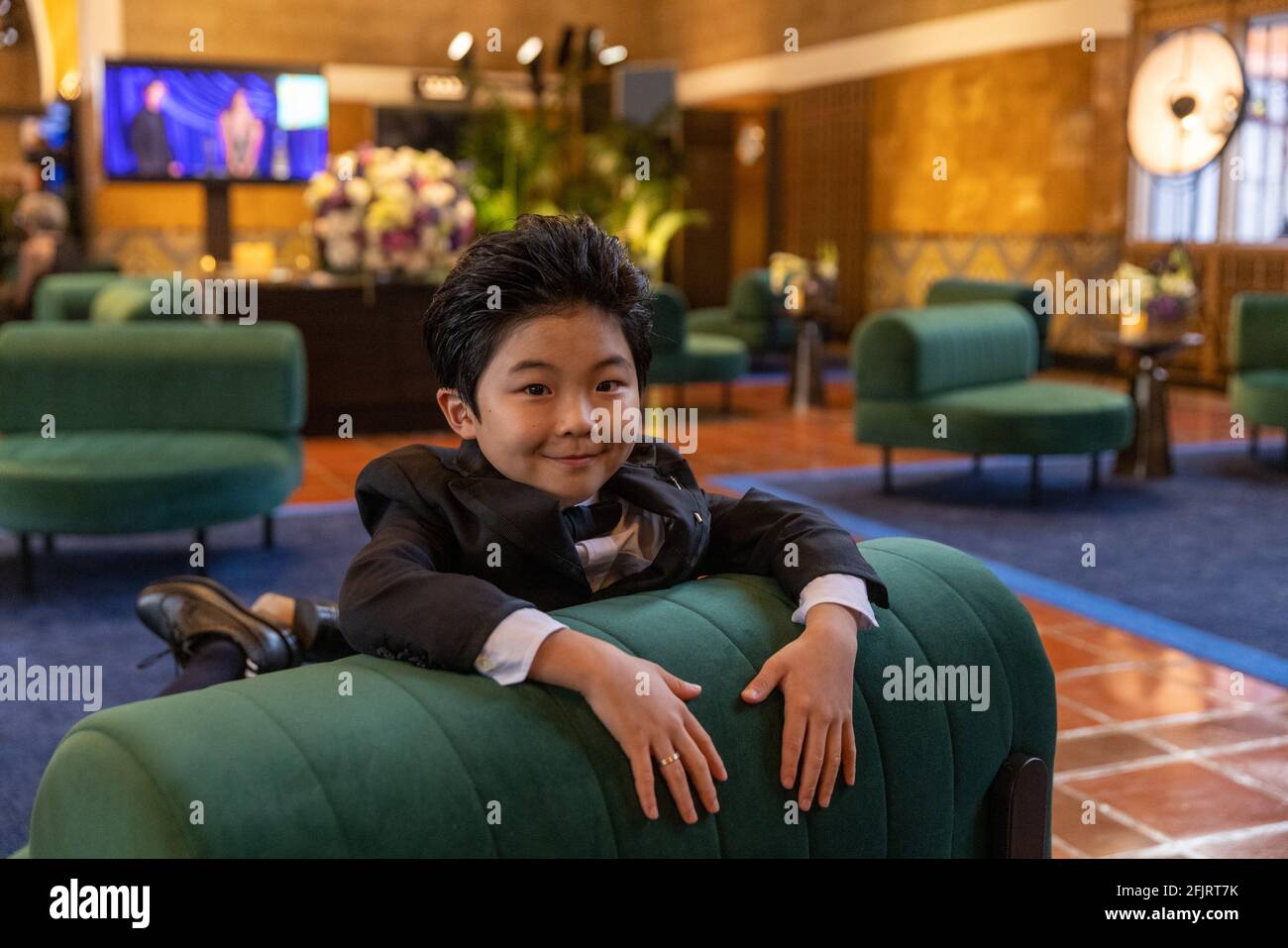 Alan S. Kim attends The 93rd Oscars® at Union Station in Los Angeles ...