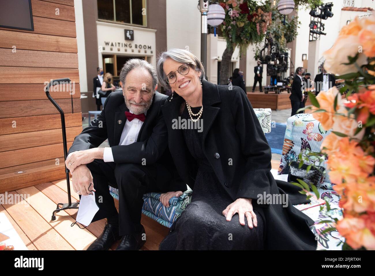 Oscar® nominee Eric Roth and Debra Greenfield on the red carpet of The ...