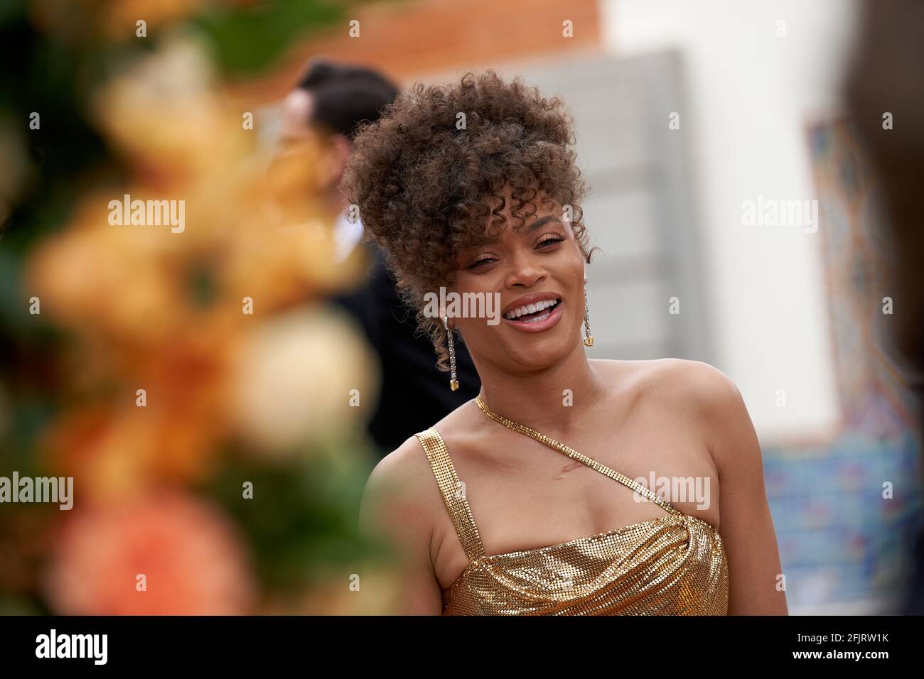 Oscar® nominee Andra Day arrives on the red carpet of The 93rd Oscars ...