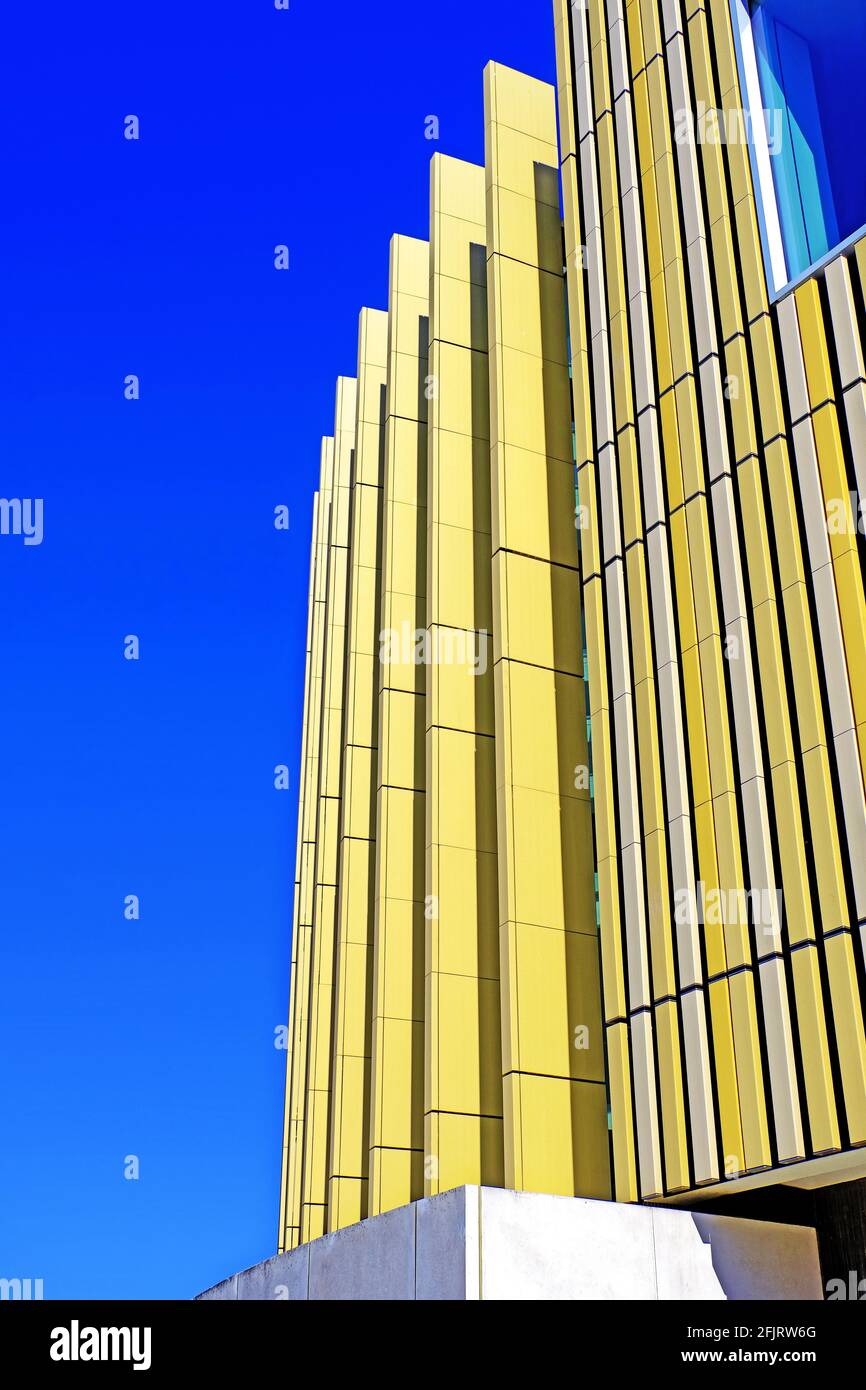 The Word library building external wall created by FaulknerBrowns ...