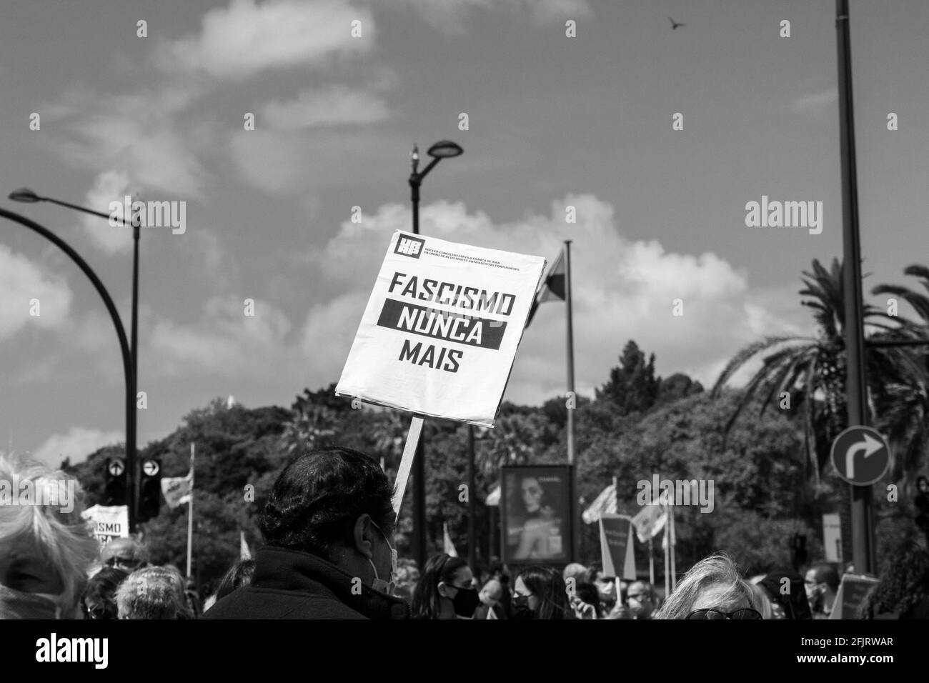 Carnation revolution in portugal Black and White Stock Photos & Images ...