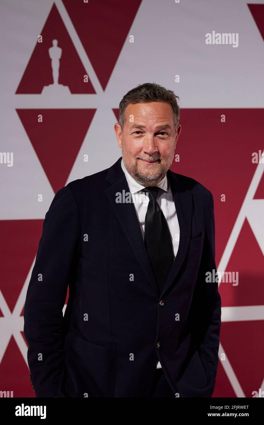 London, UK. 25th Apr, 2021. Oscar® nominee Phedon Papamichael arrives ...