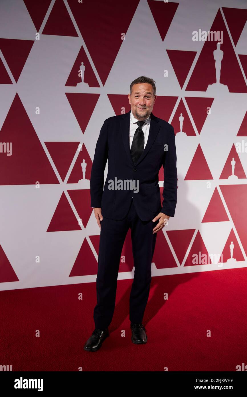 London, UK. 25th Apr, 2021. Oscar® nominee Phedon Papamichael arrives ...