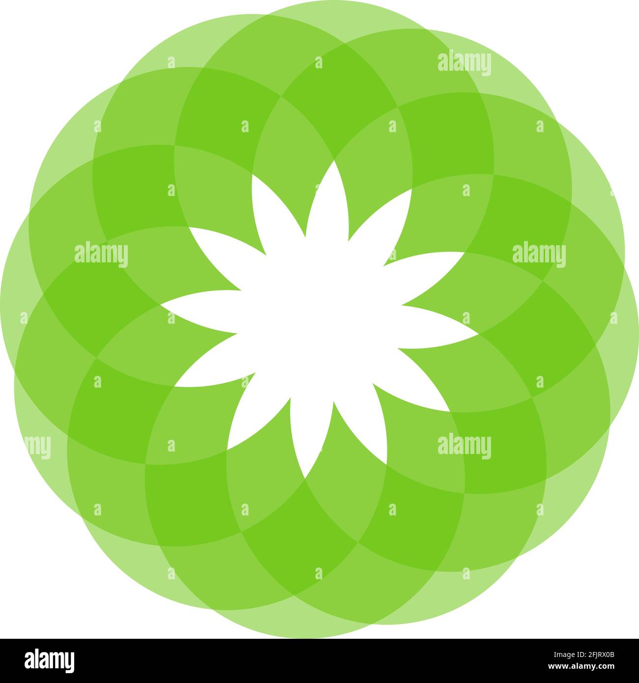 Lotus icon vector logo Cut Out Stock Images & Pictures - Alamy