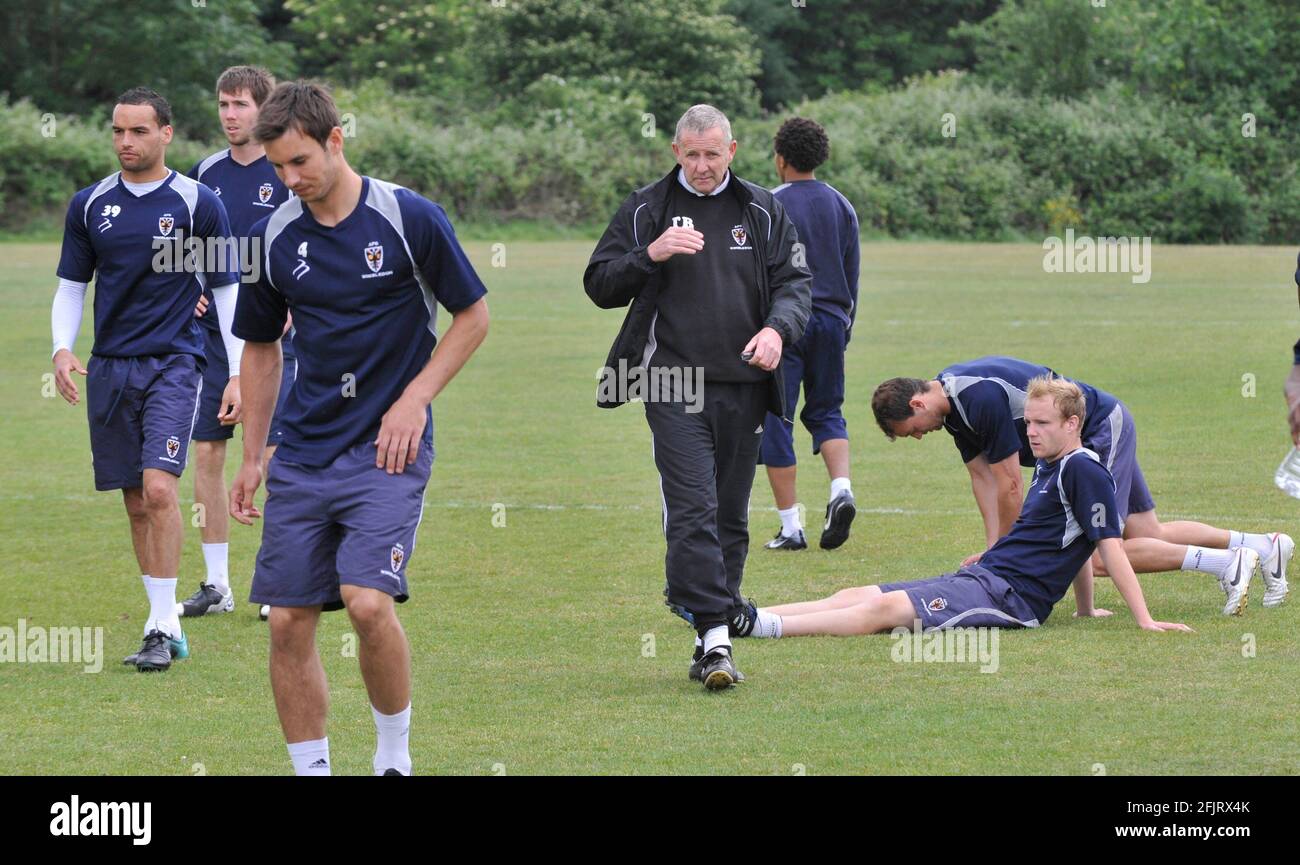 WIMBLEDON AFC MANAGER TERRY BROWN. 17/5/2011. PICTURE DAVID ASHDOWN ...