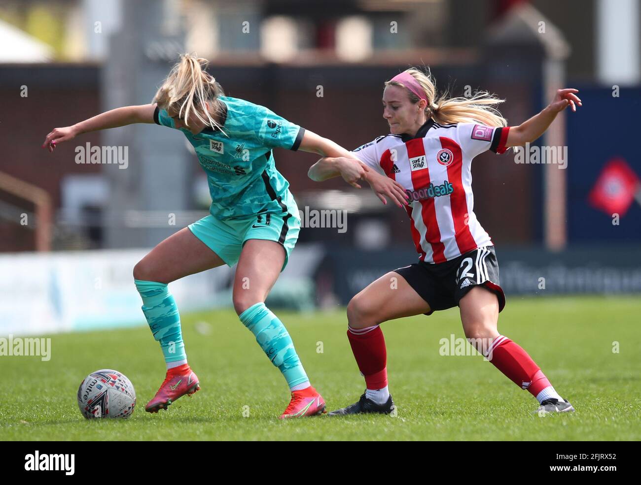 Sheffield, England, 24th April 2021. Ocean Rolandsen of Sheffield Utd ...