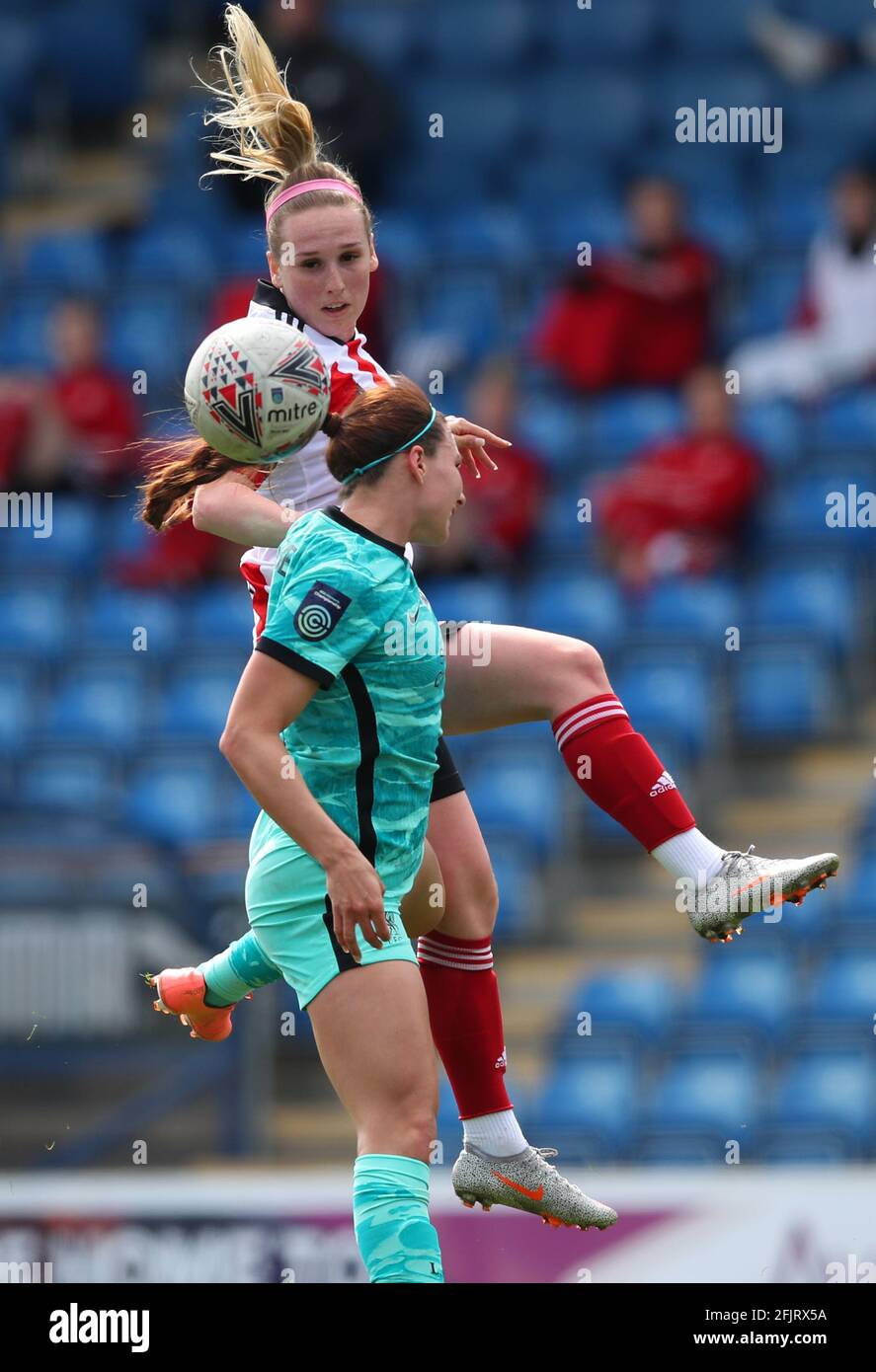 Sheffield, England, 24th April 2021. Bex Rayner of Sheffield Utd during ...