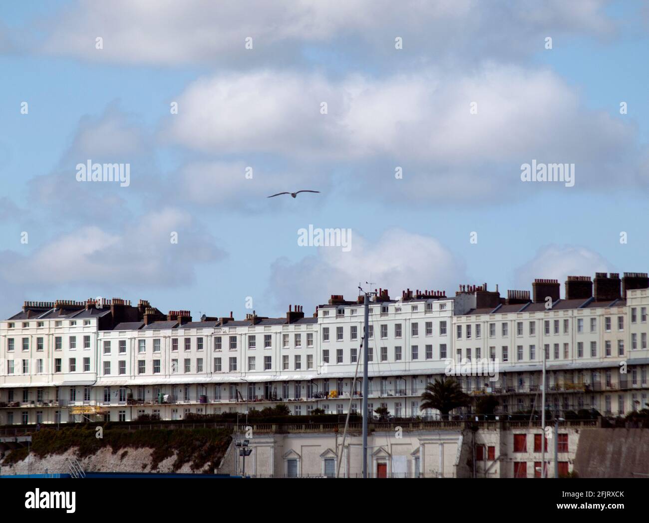 Seafront houses in Ramsgate, Kent Stock Photo - Alamy
