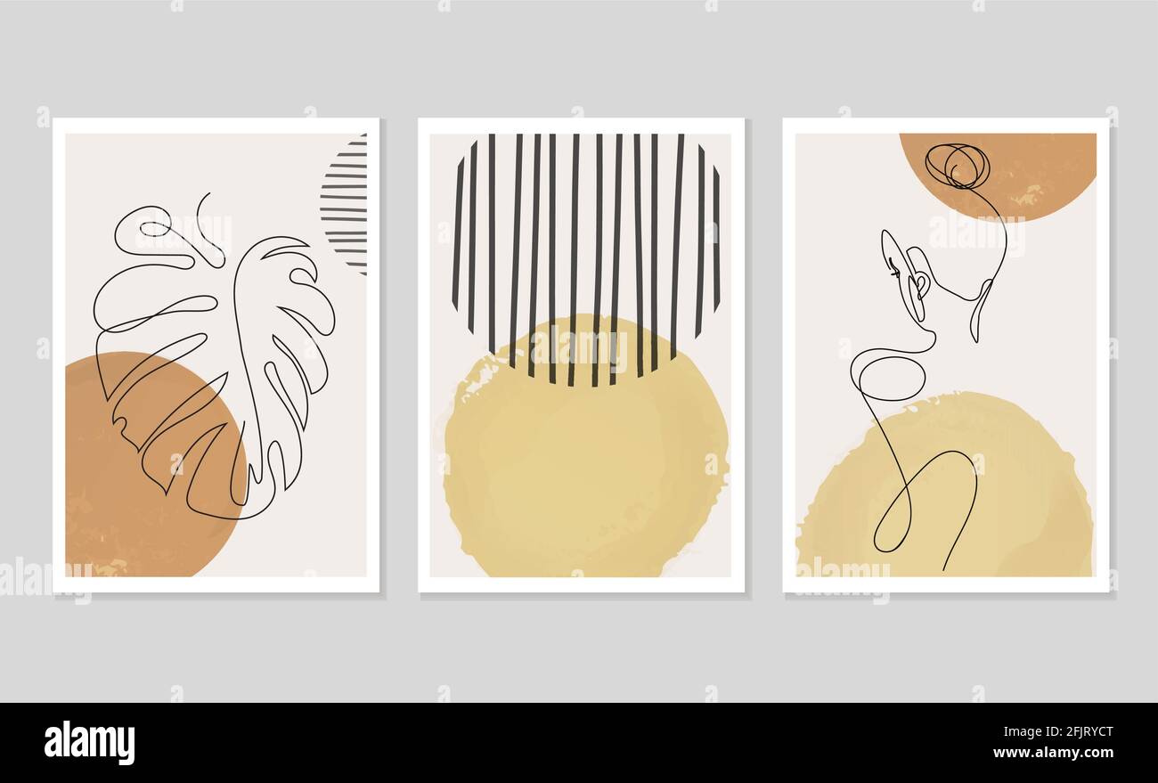 Modern pastel art Stock Vector Images - Alamy