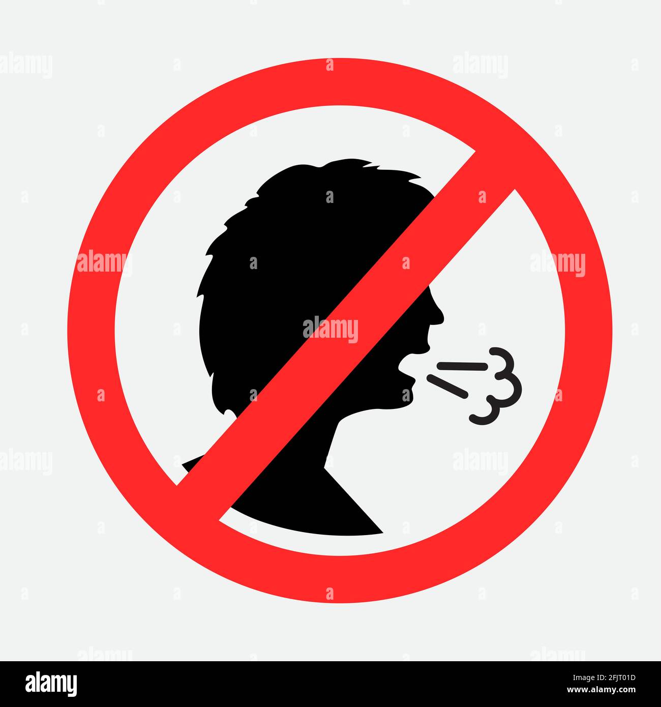 do not cough sign symbol Stock Vector Image & Art - Alamy