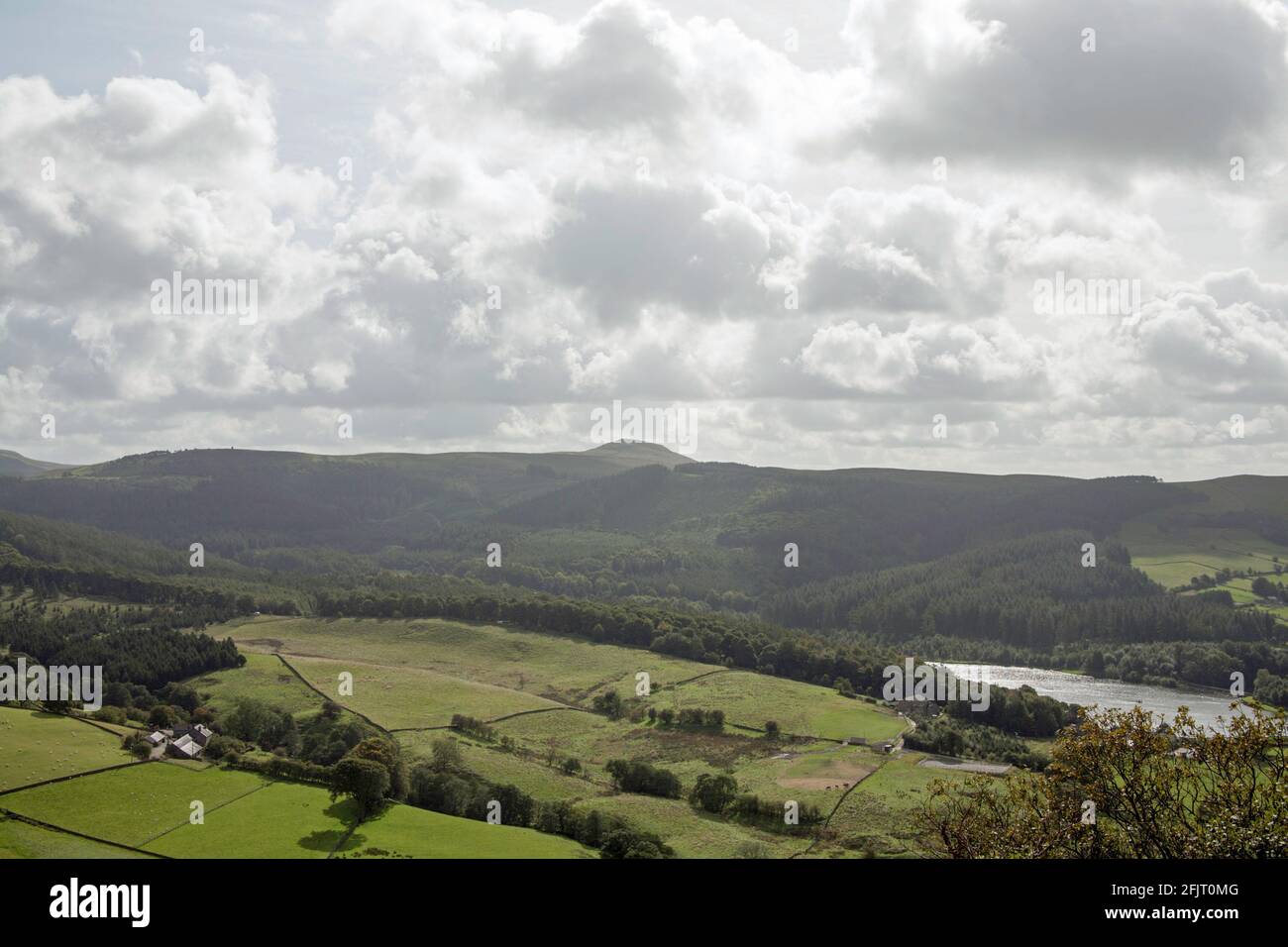 Ridgegate Reservoir Shutlingsloe and the Macclesfield Forest viewed ...