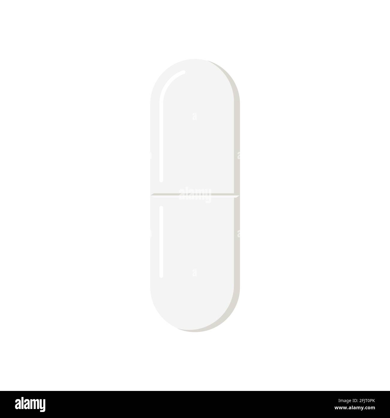 Pill medicine icon isolated on white background Stock Vector Image ...
