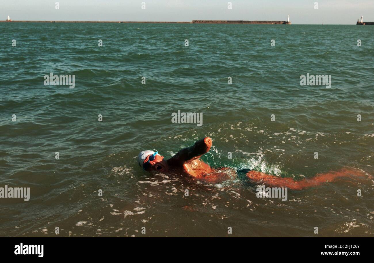 MARIO FILIPI,WOUNDED IN THE CROATIAN WAR PREPARES TO SWIM THE CHANNEL ...
