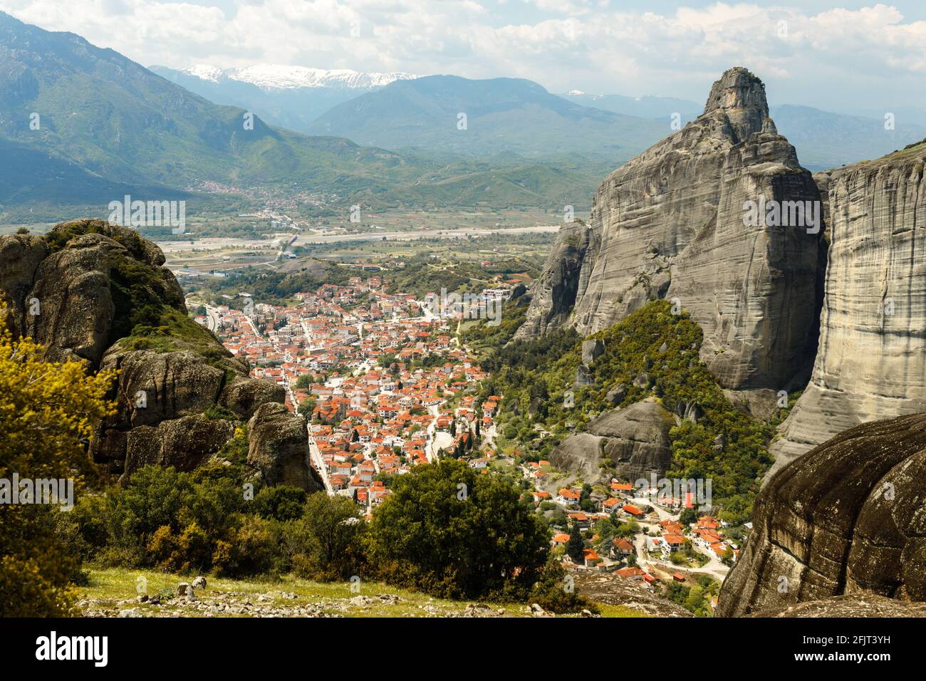 Meteora rock formation in Kalambaka, Greece: a geological phenomen ...