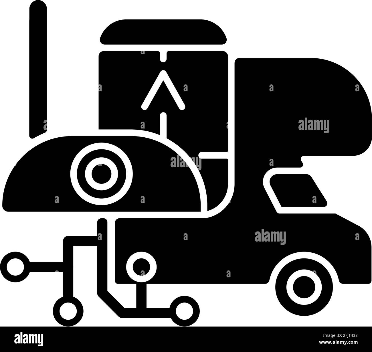 RV electronics black glyph icon Stock Vector Image & Art - Alamy