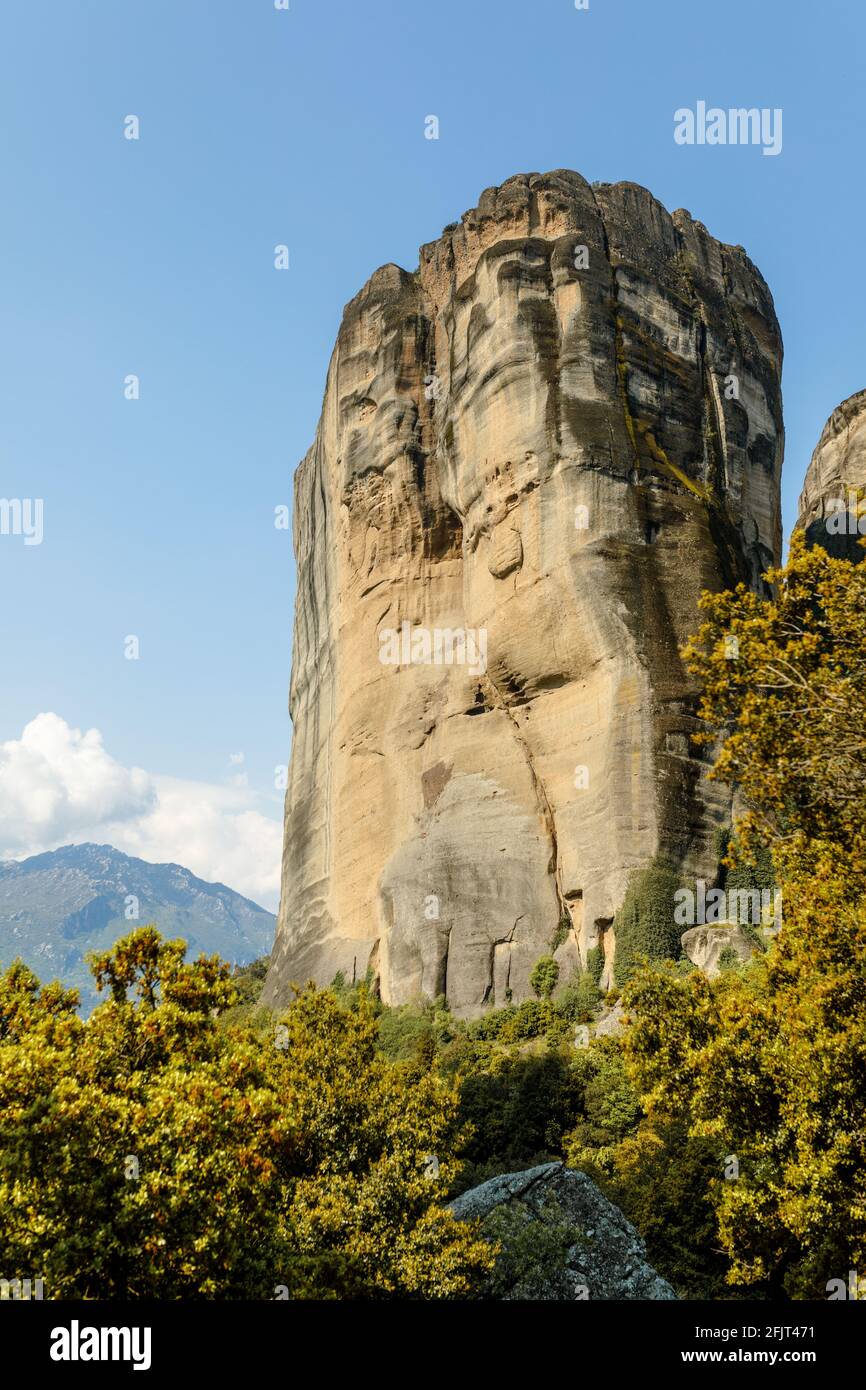 Meteora rock formation in Kalambaka, Greece: a geological phenomen ...