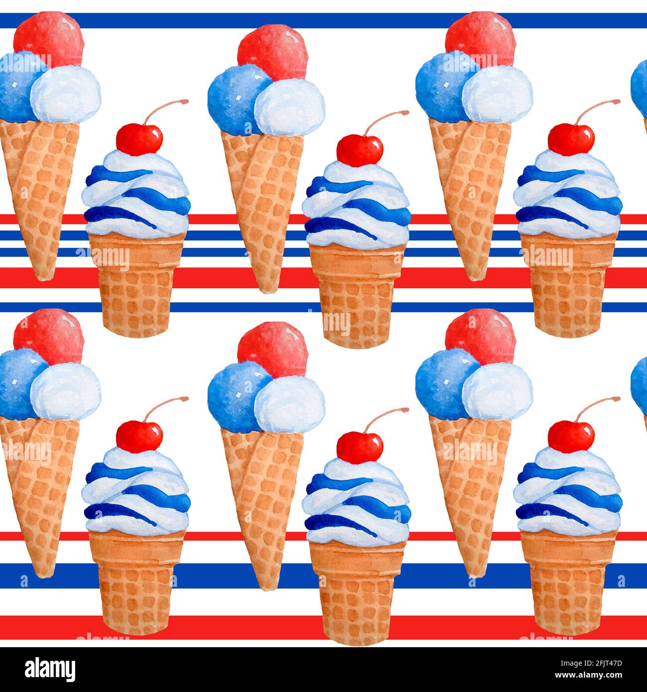 American flag donuts Cut Out Stock Images & Pictures - Alamy