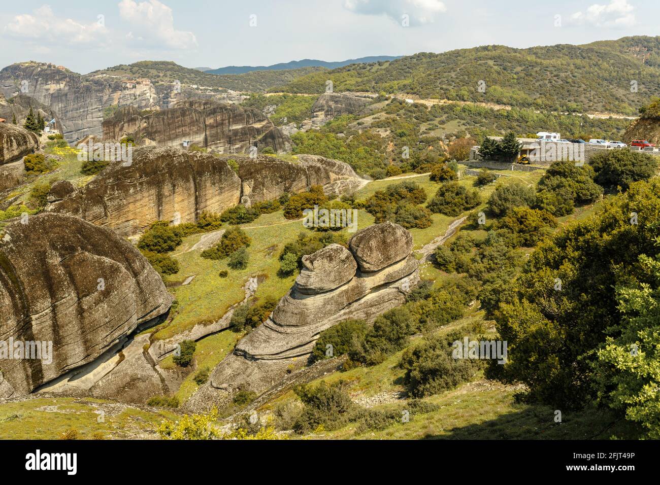 Meteora rock formation in Kalambaka, Greece: a geological phenomen ...