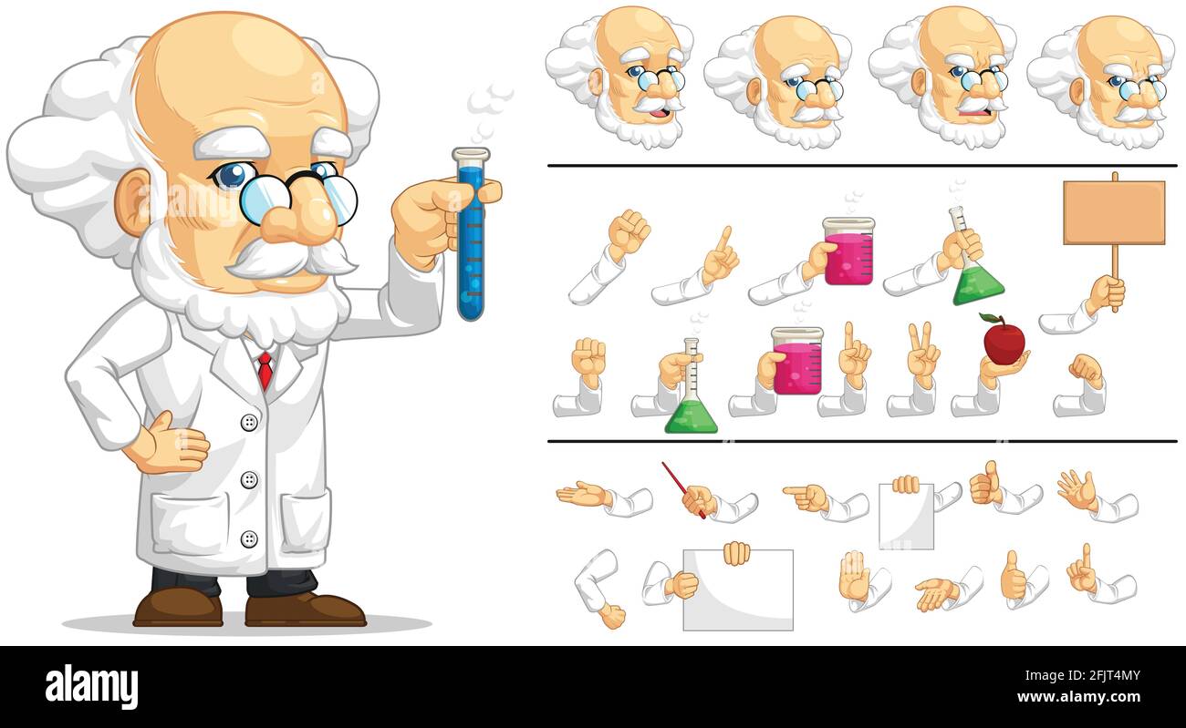 Scientist laboratory comic hi-res stock photography and images - Alamy