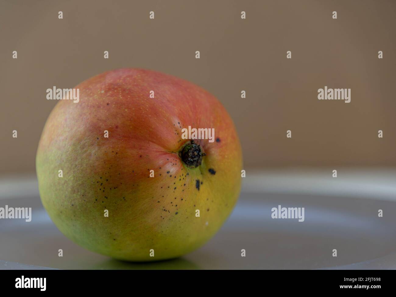 Fresh pink mango fruit. Sweet fruit from northeastern Brazil. Strains ...