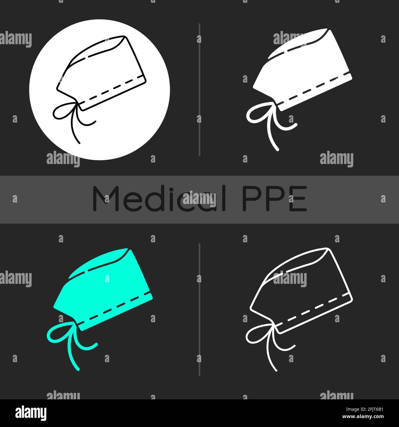 Disposable surgical cap Stock Vector Images - Alamy