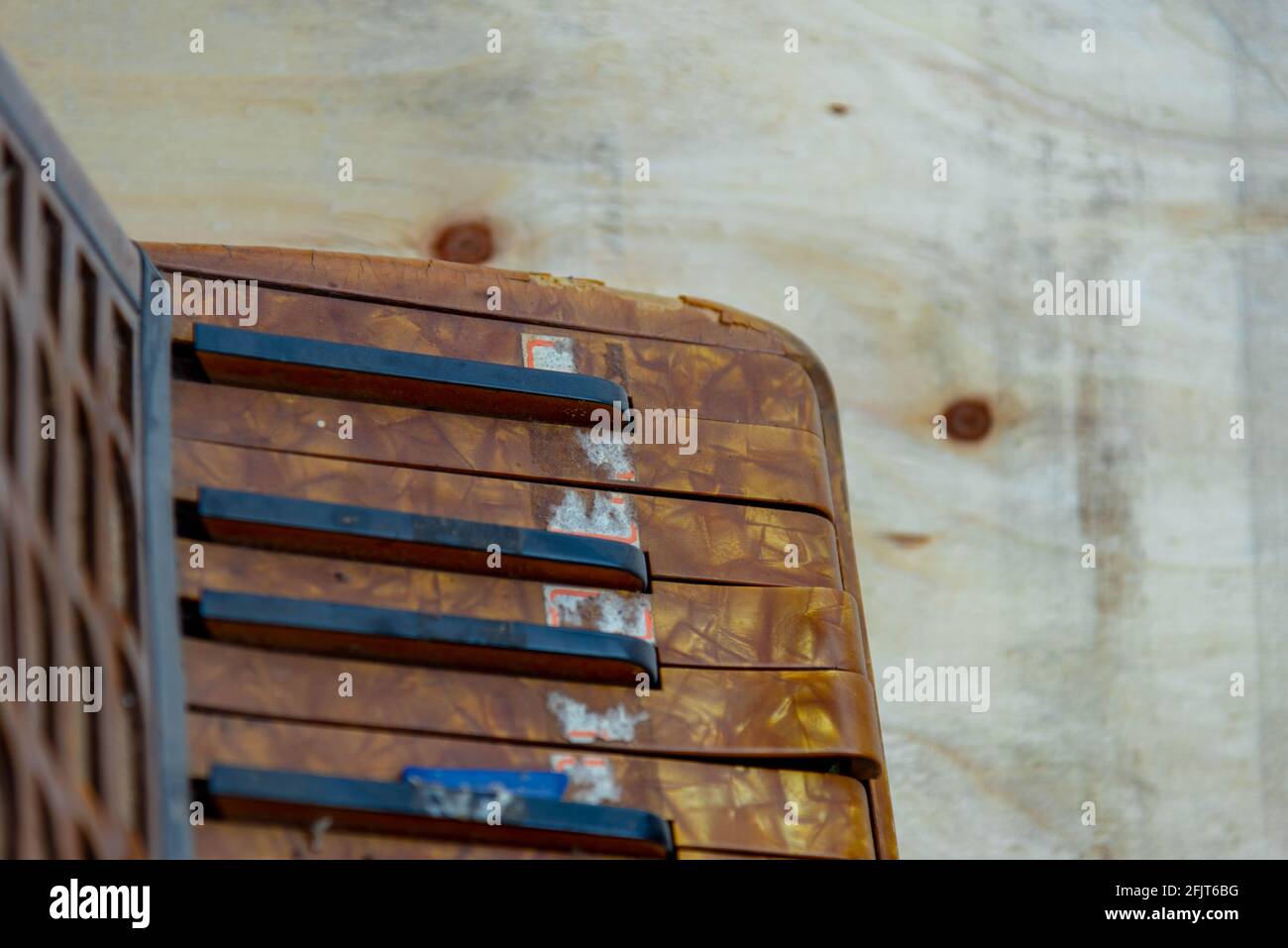 Old and small 120 bass accordion for students. Musical instrument ...