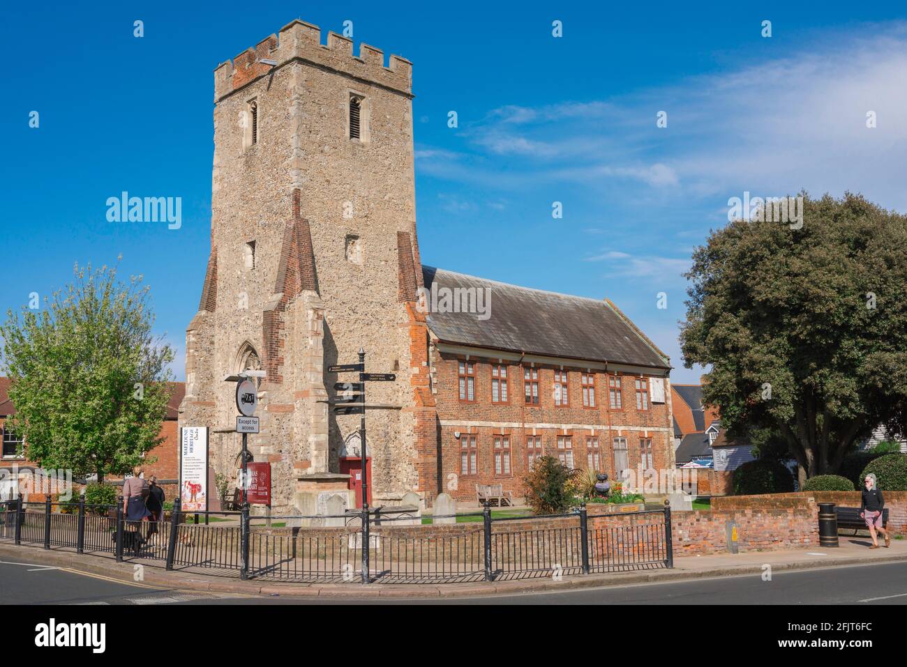 Thomas Plumes Library, view of Thomas Plume's Library - integrated with ...