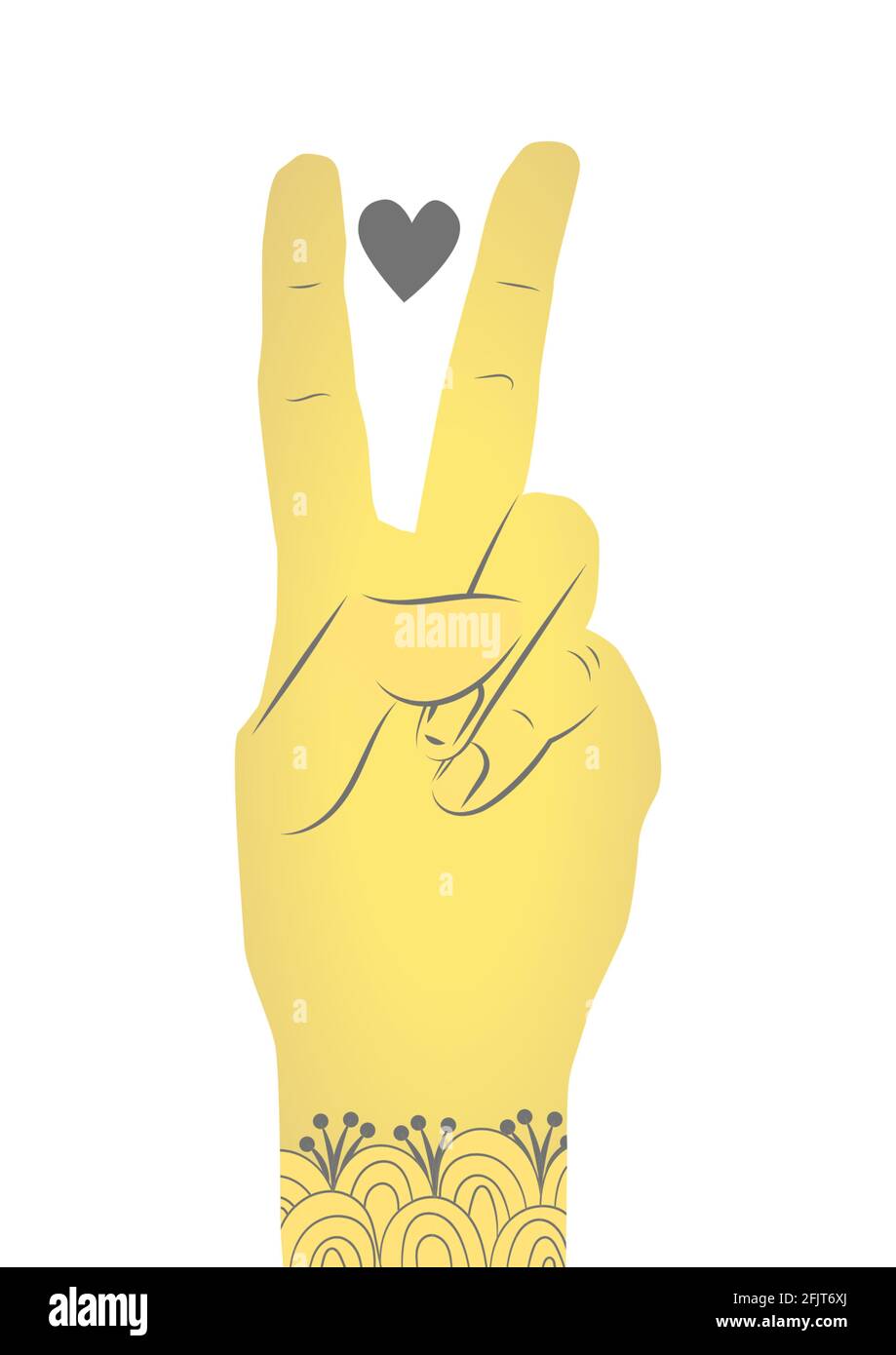 Finger Peace Sign Backgrounds