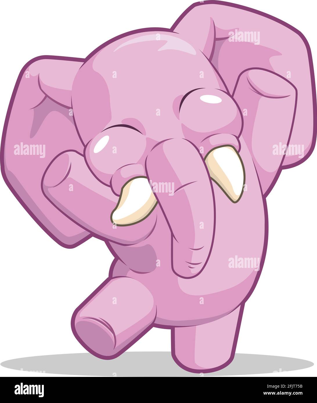 Happy Elephant Drawing