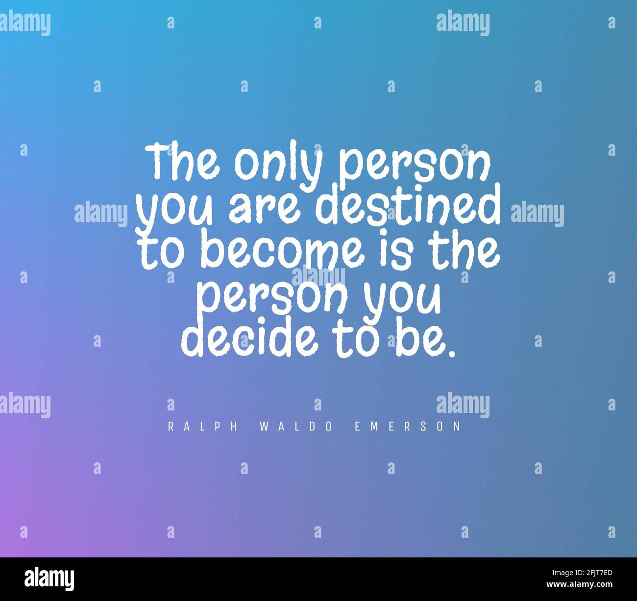 Motivational quote about personal growth on a gradient blue background ...