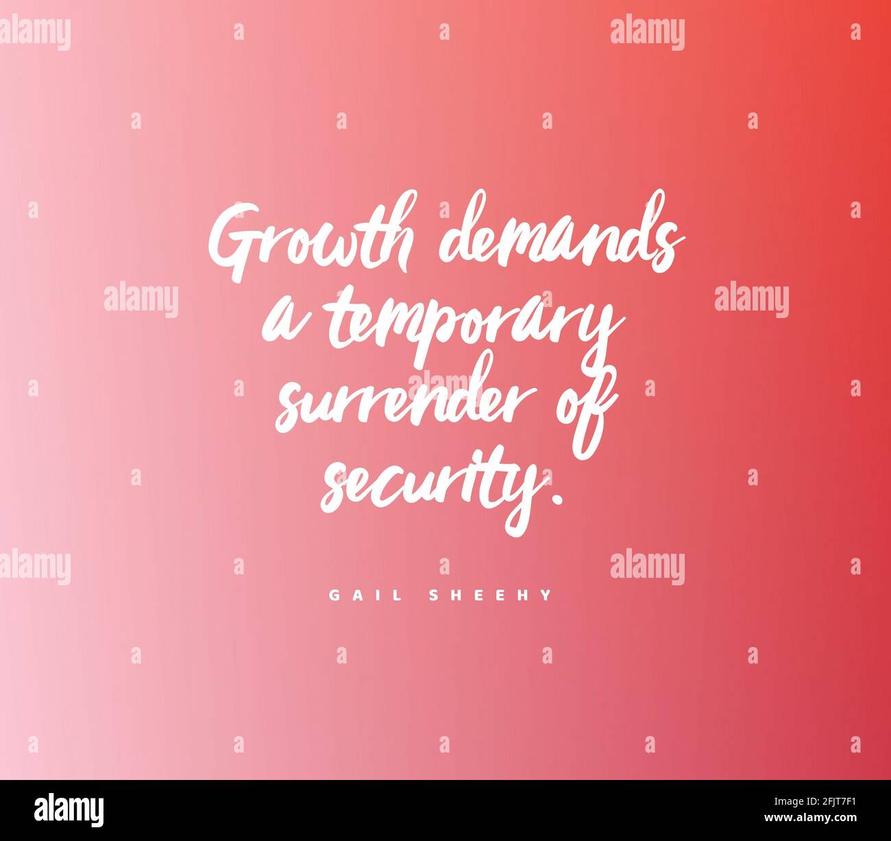 Motivational quote about personal growth on a gradient red background ...