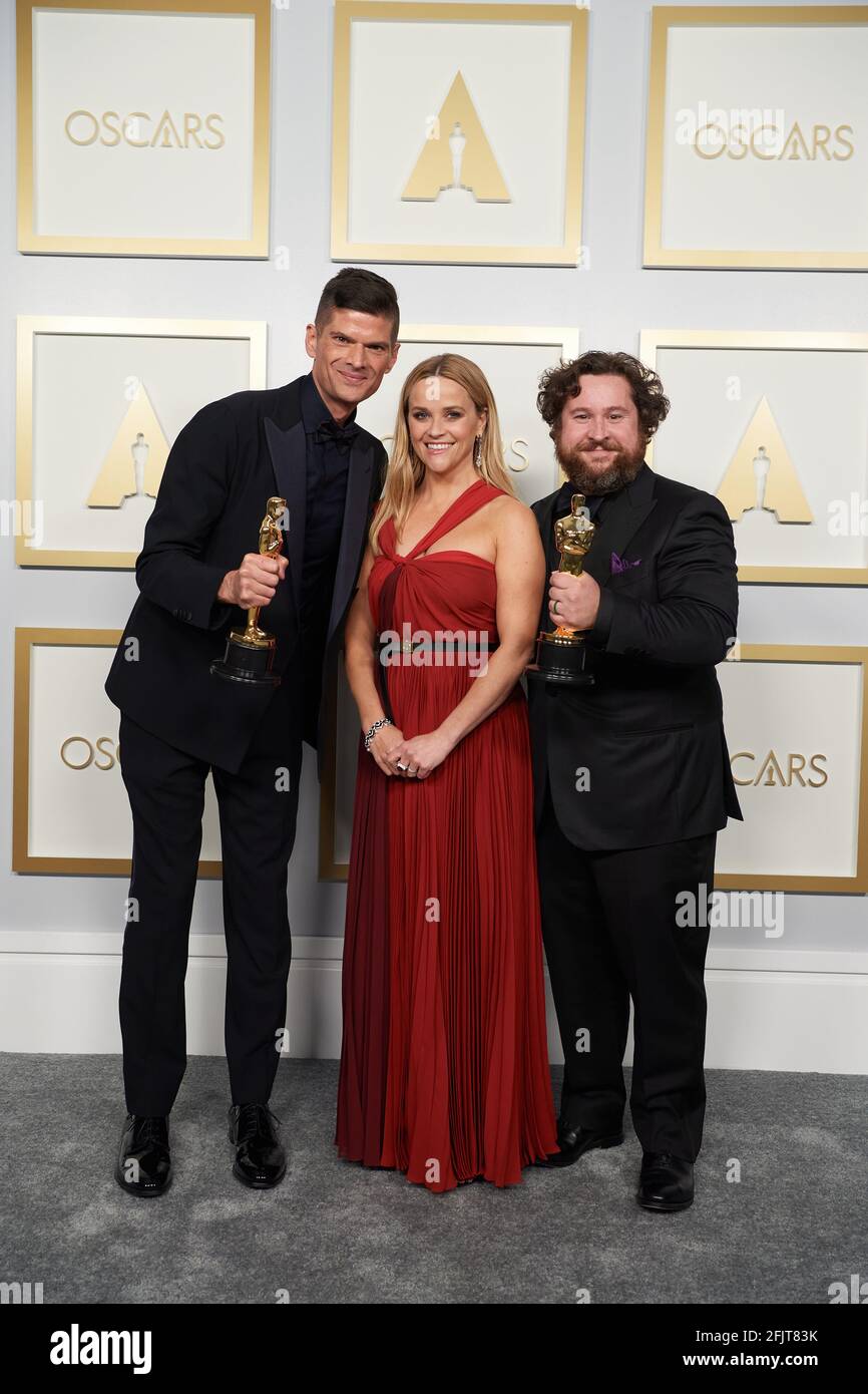 Los Angeles, USA. 25th Apr, 2021. Michael Govier, Reese Witherspoon and ...