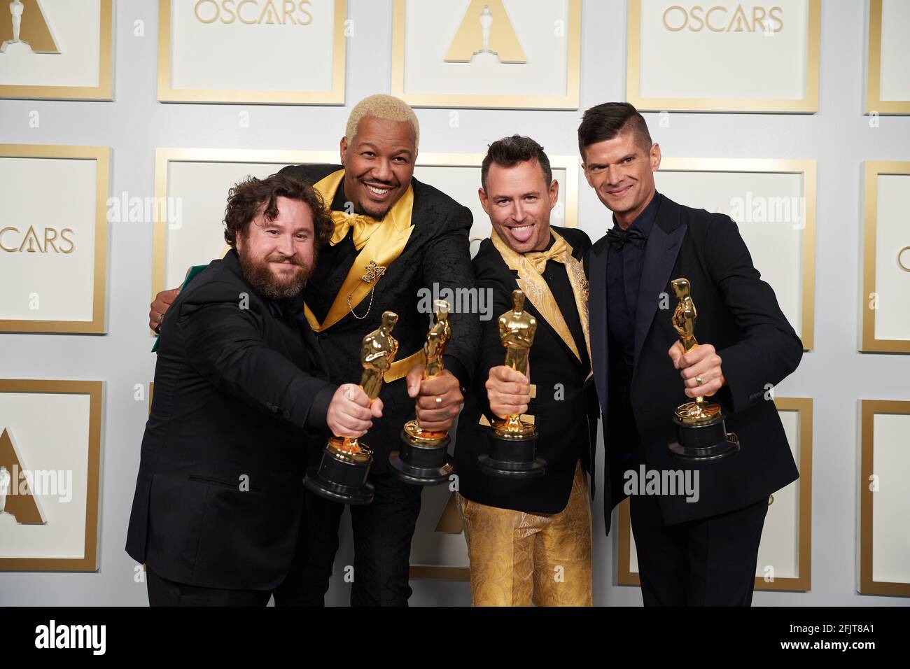 Los Angeles, USA. 25th Apr, 2021. Michael Govier, Travon Free, Martin ...