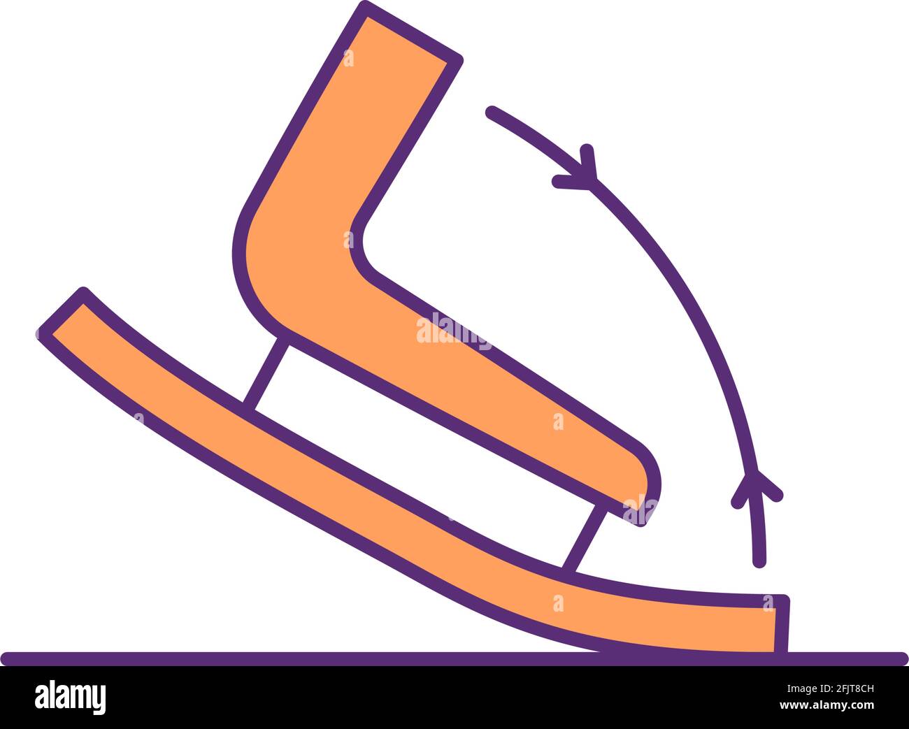 Prosthetic foot design RGB color icon Stock Vector Image & Art - Alamy