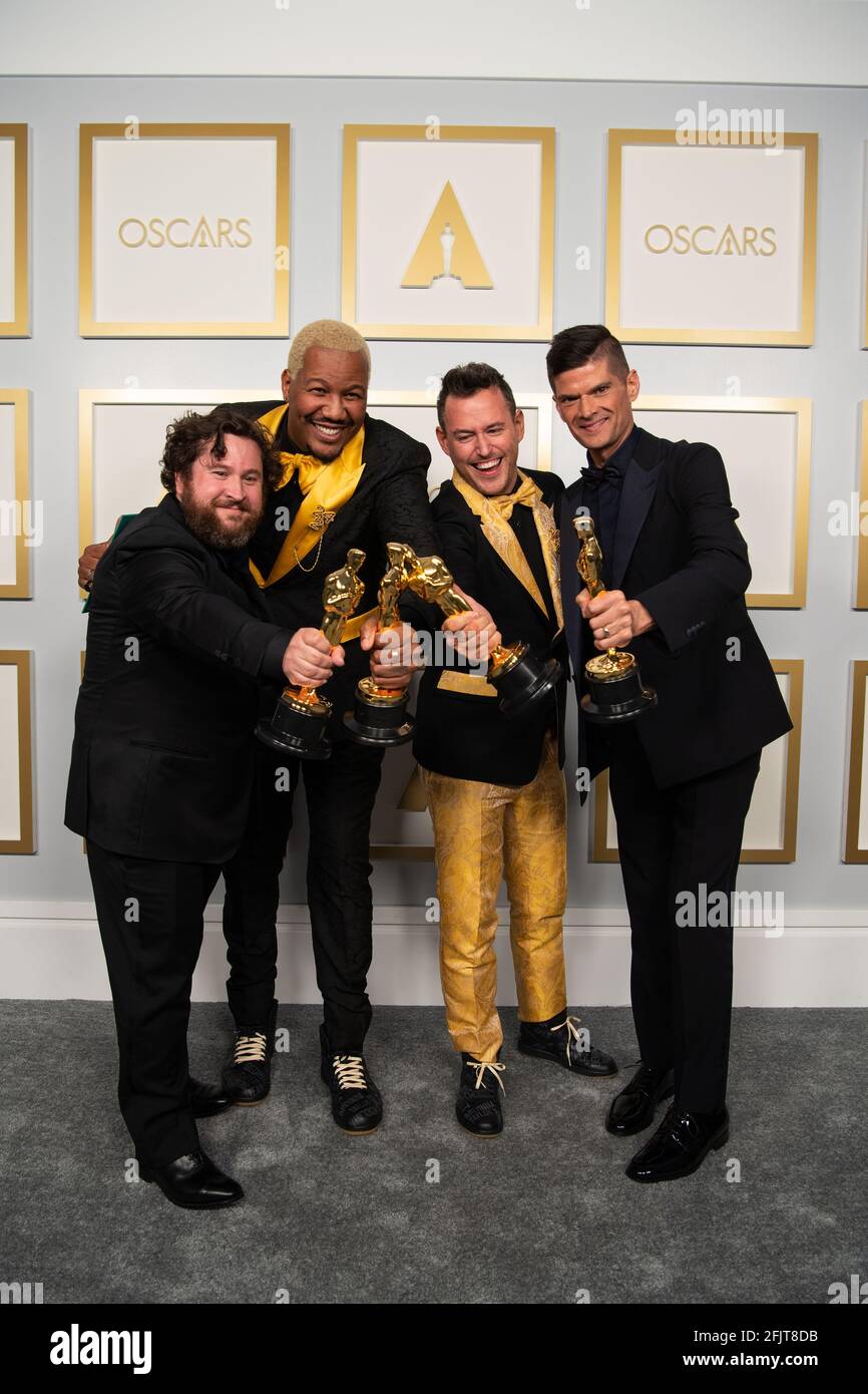 Los Angeles, USA. 25th Apr, 2021. Michael Govier (Far Left) and Will ...