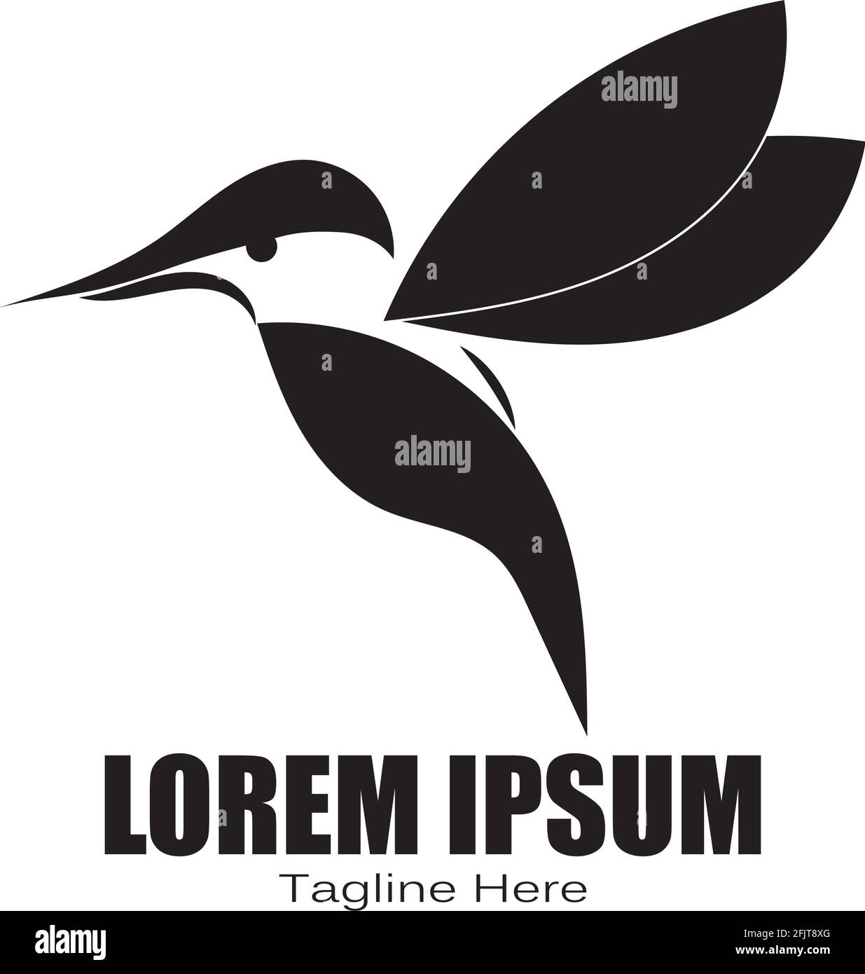 bird logo vector icon design template Stock Vector Image & Art - Alamy