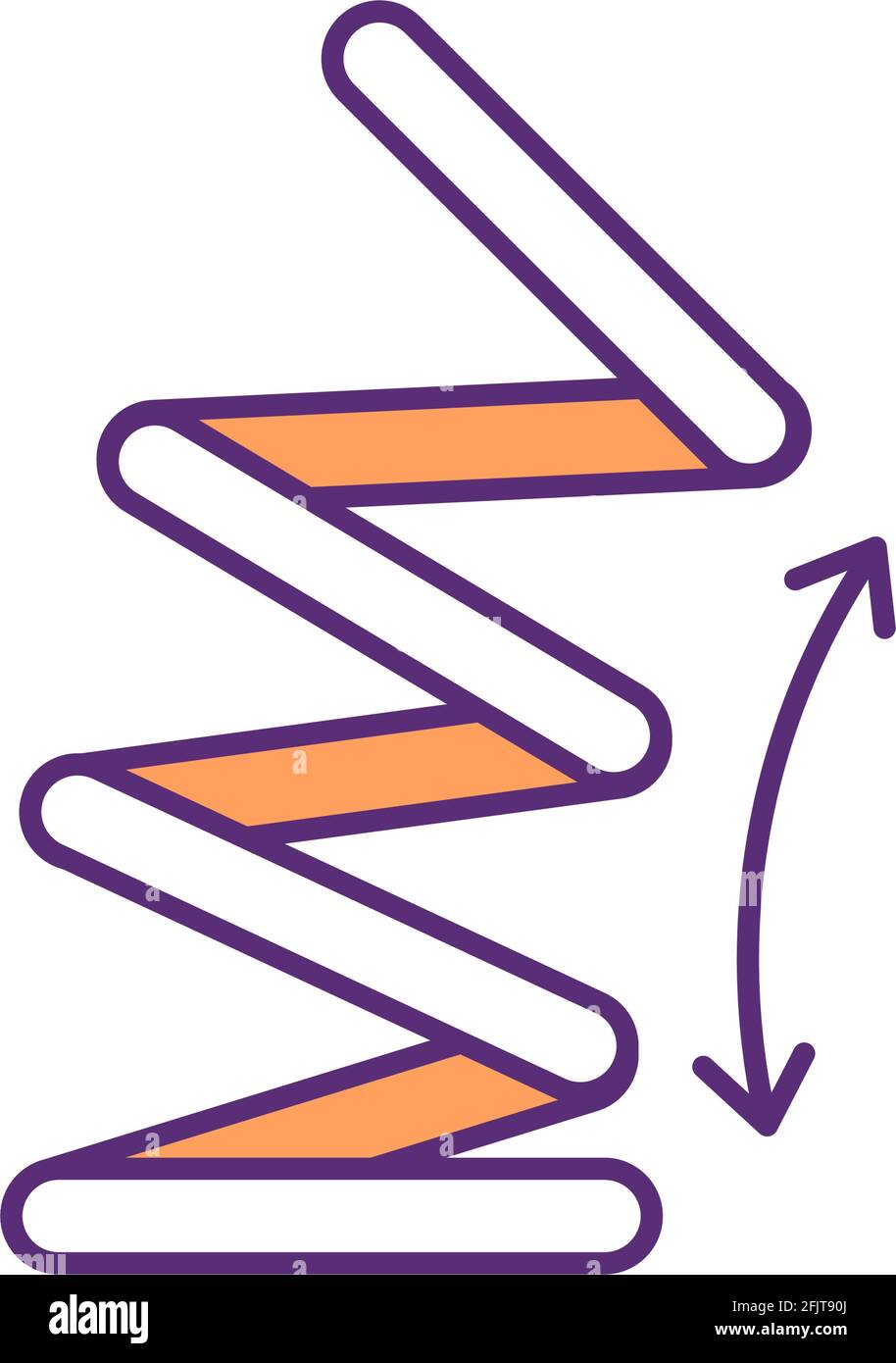 Prosthetic running feet RGB color icon Stock Vector Image & Art - Alamy