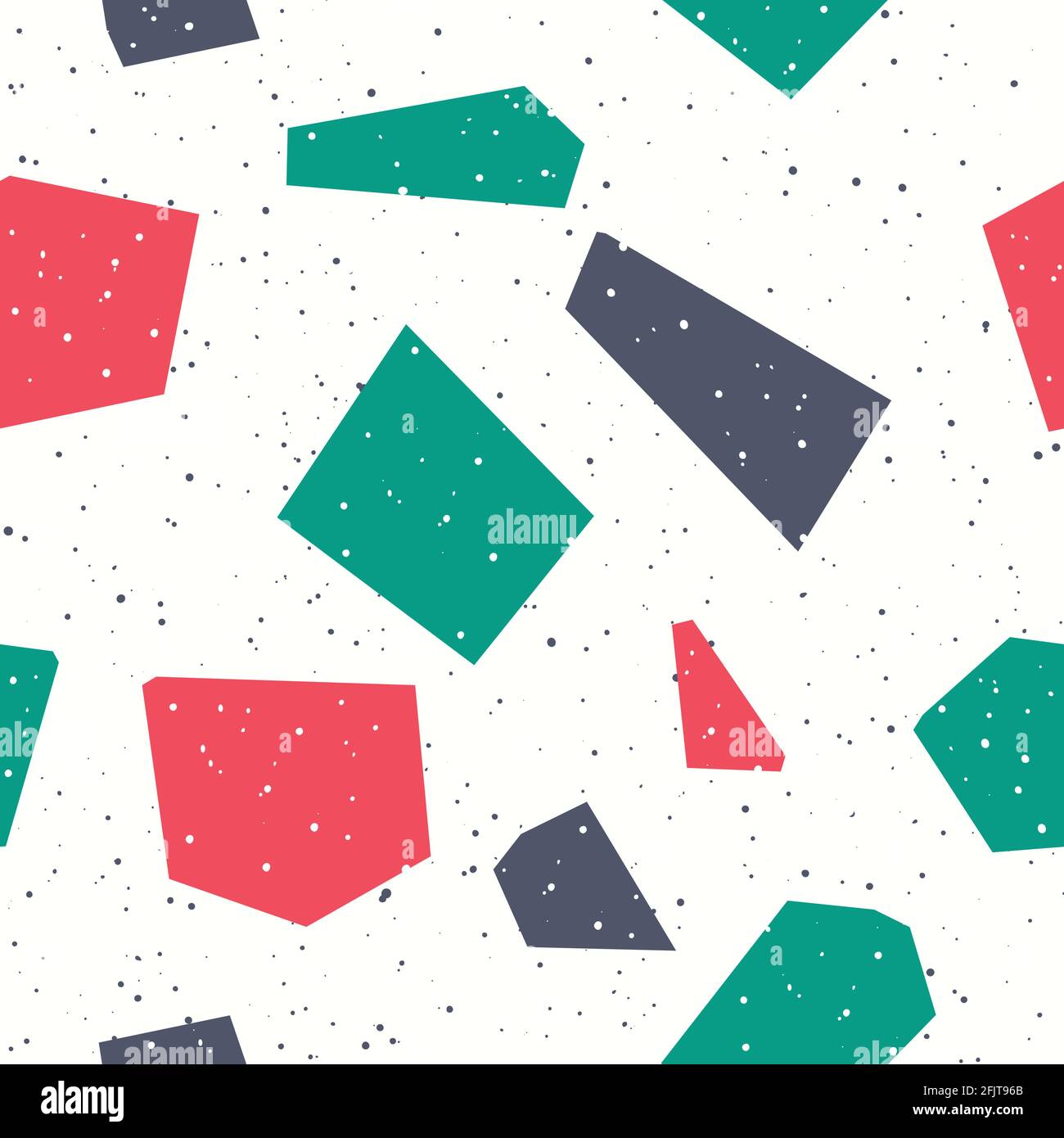 Terrazzo flooring vector seamless pattern. Classic venetian terrazzo ...