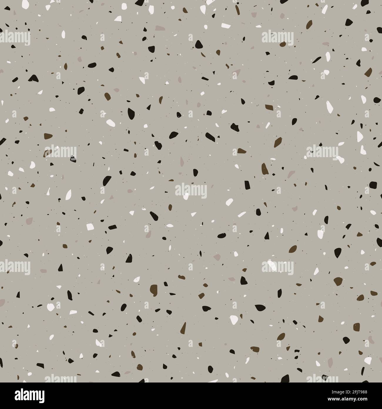 Terrazzo flooring vector seamless pattern. Classic venetian terrazzo ...