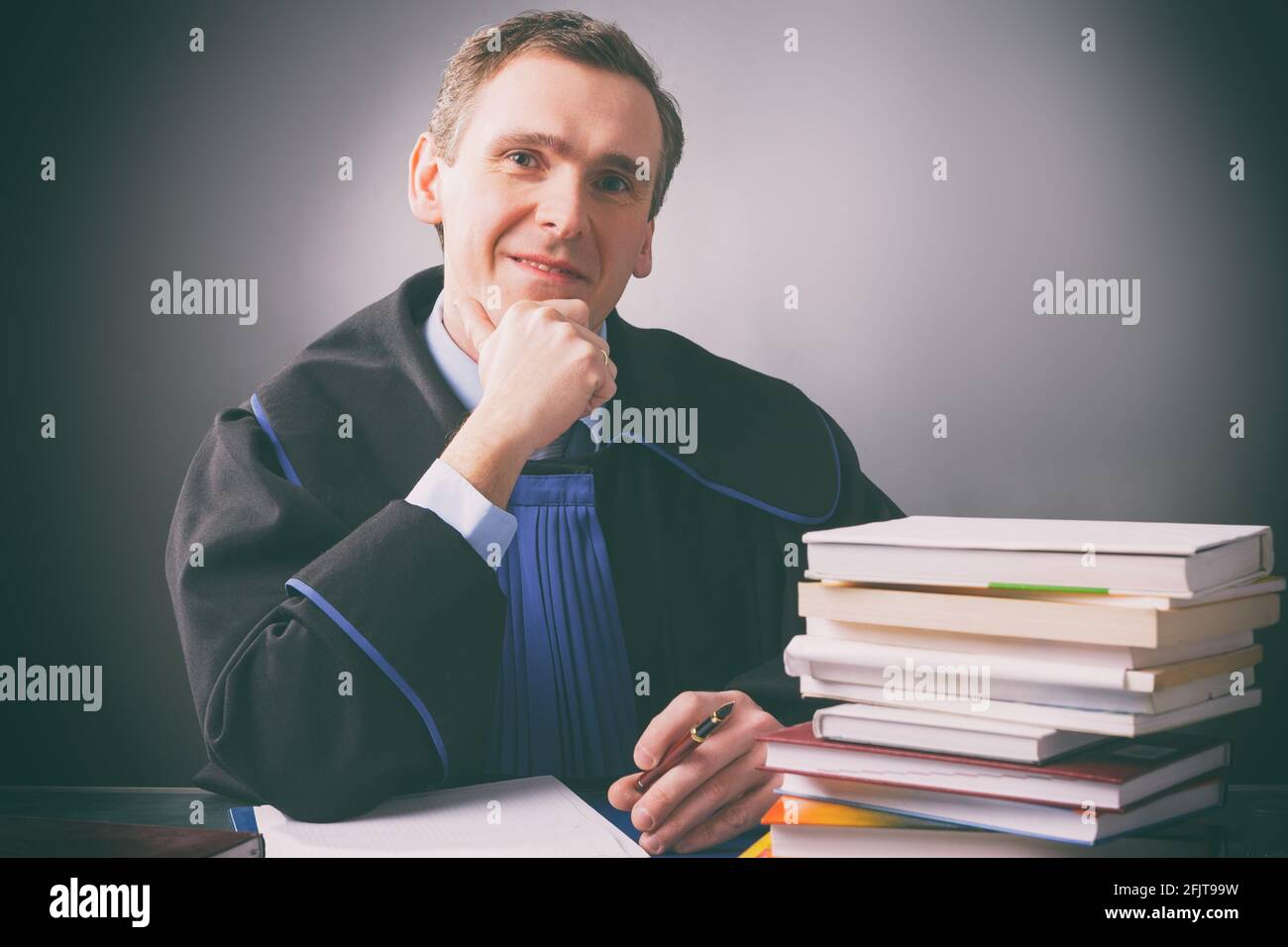 Barrister gown hi-res stock photography and images - Alamy